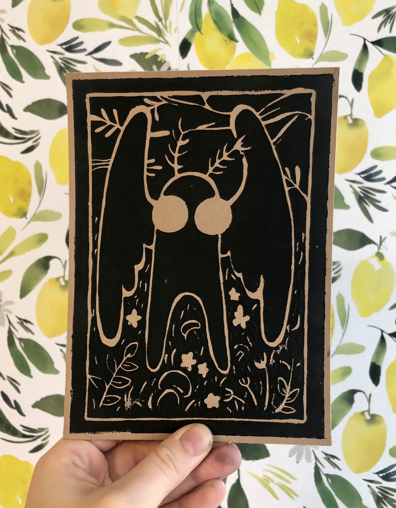 Cute Mothman Print - Etsy