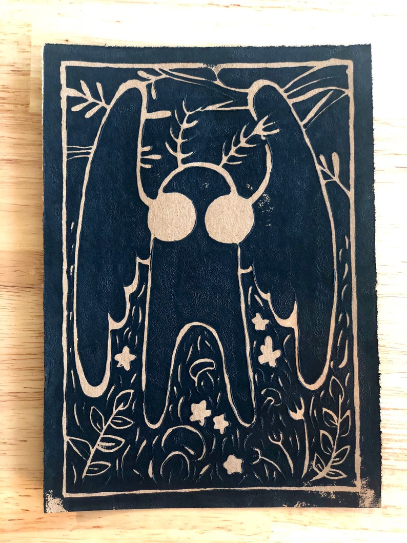 Cute Mothman Print | Etsy