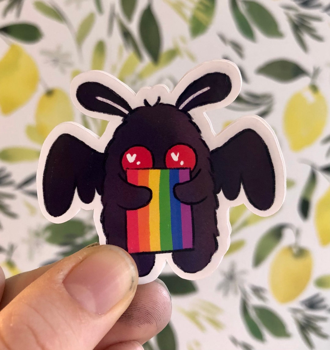 Pride Mothman Sticker - Etsy