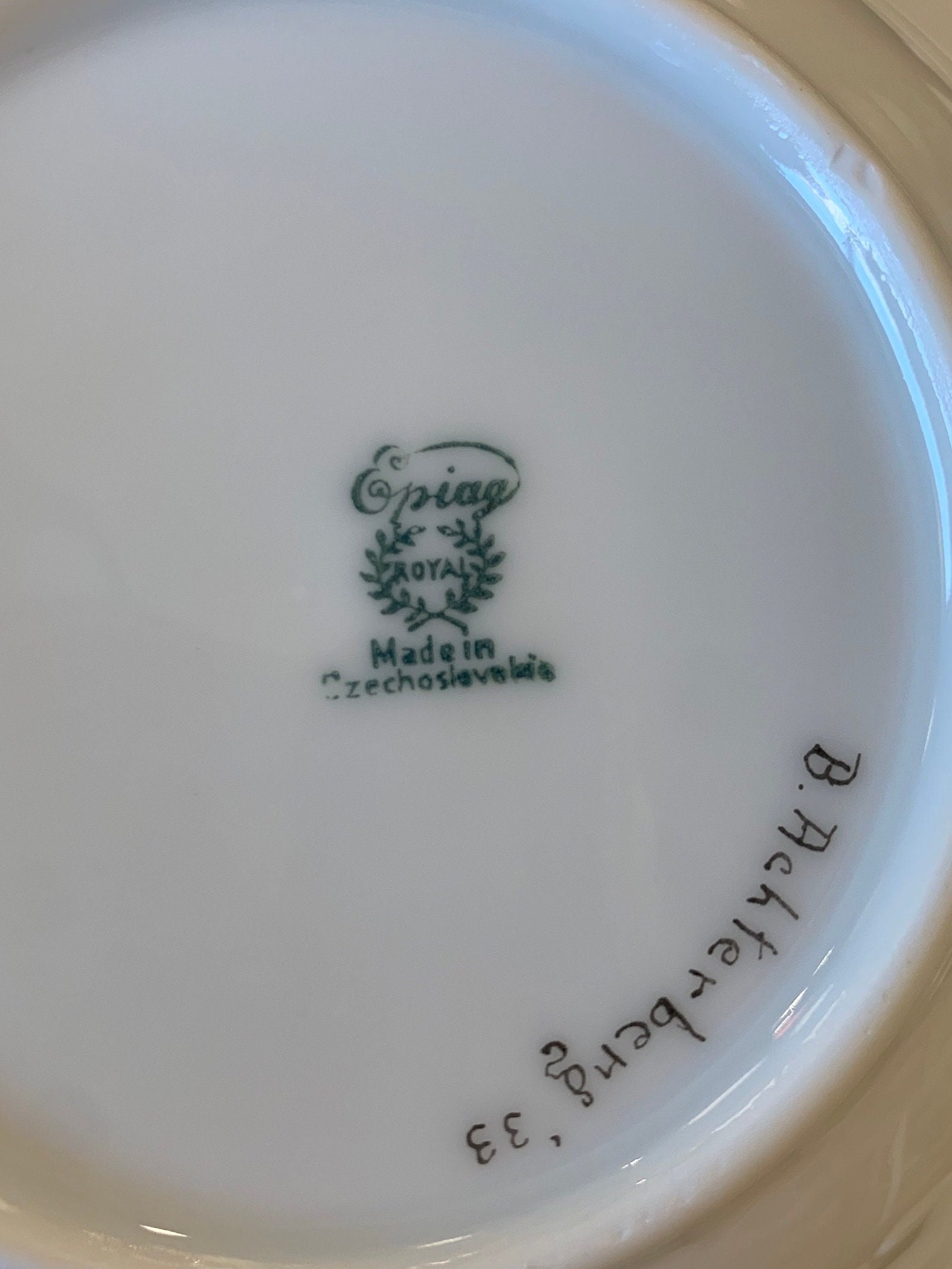 Shamrock China Set - 1930’s Hand Painted Bone China, Custom Made in ...