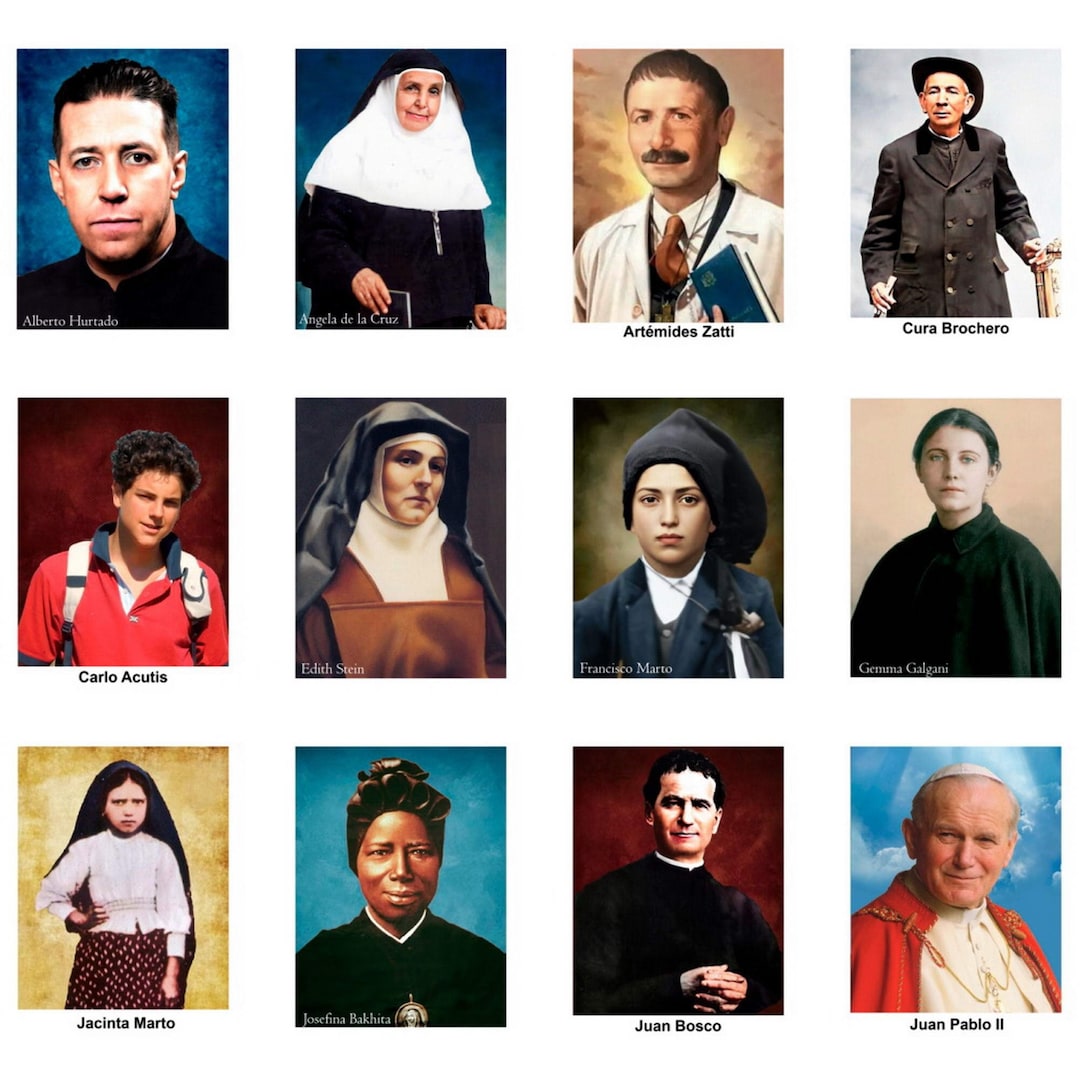Catholic Saints Memory Card Game, Matching Card Game, All Saints Day ...