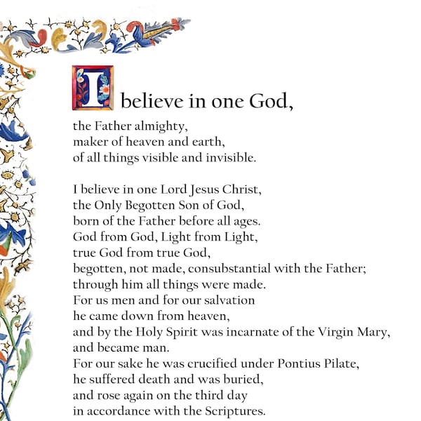 Latin Creed - Etsy UK