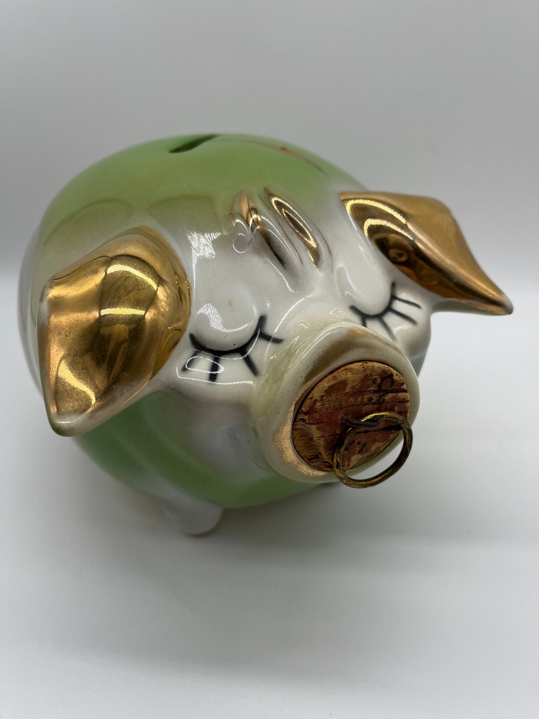 1957 Hull Pottery Corky Pig Piggy Bank - Etsy