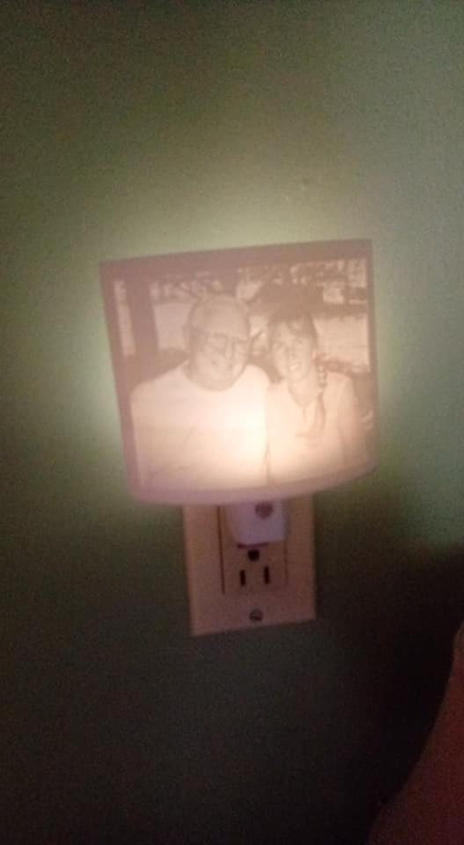 Custom Photo Lithophane Night Light - Etsy