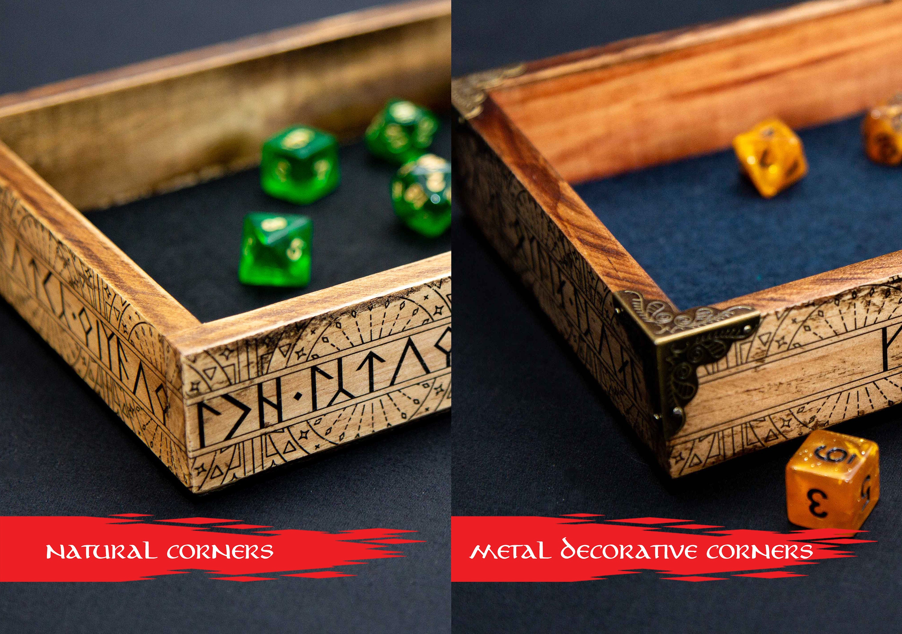 Personalized Custom Dice Tray Dice Tray Wooden Dice Tray | Etsy