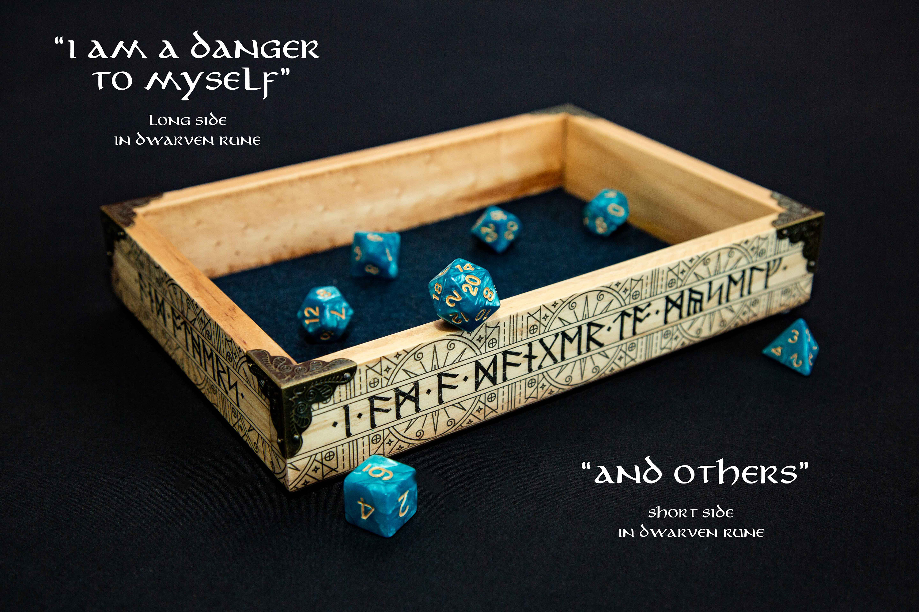 Personalized Custom Dice Tray Dice Tray Wooden Dice Tray | Etsy