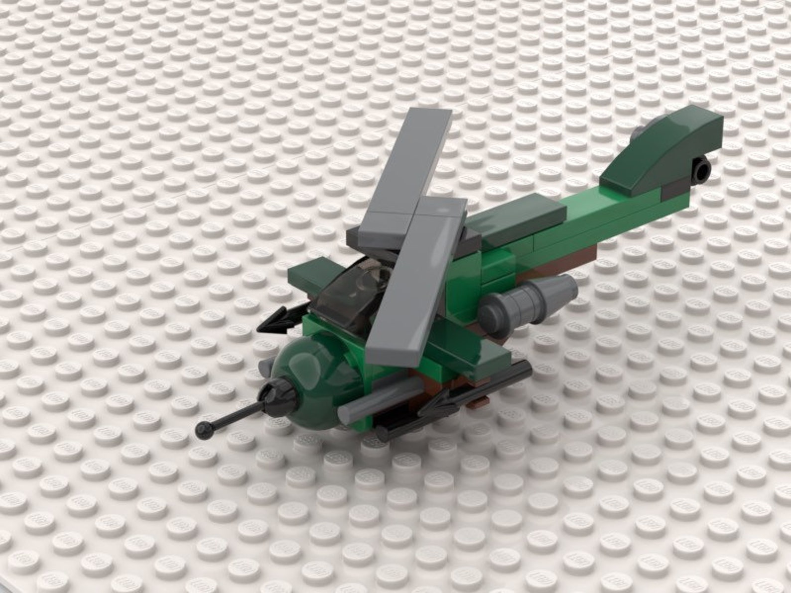 LEGO® custom model simple Helicopter chopper moc | Etsy