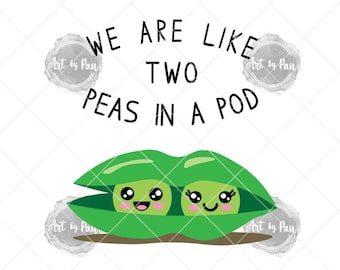Twin Peas In A Pod Clipart School