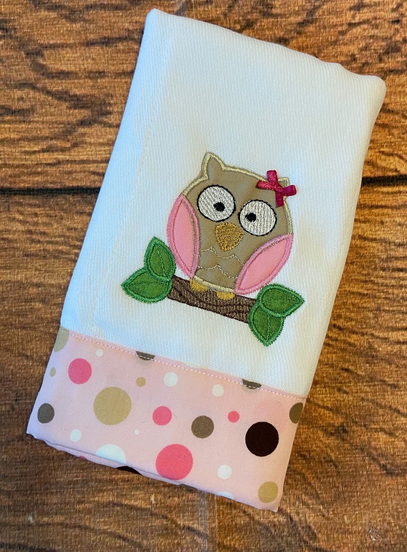 Monogrammed Burp Cloth | Embroidered Burp Cloth | Monogrammed Baby ...