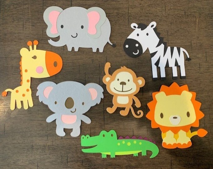Zoo Animal Cutouts - Etsy