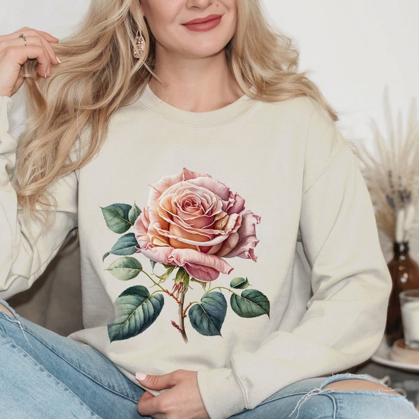 Rose Sweater - Etsy