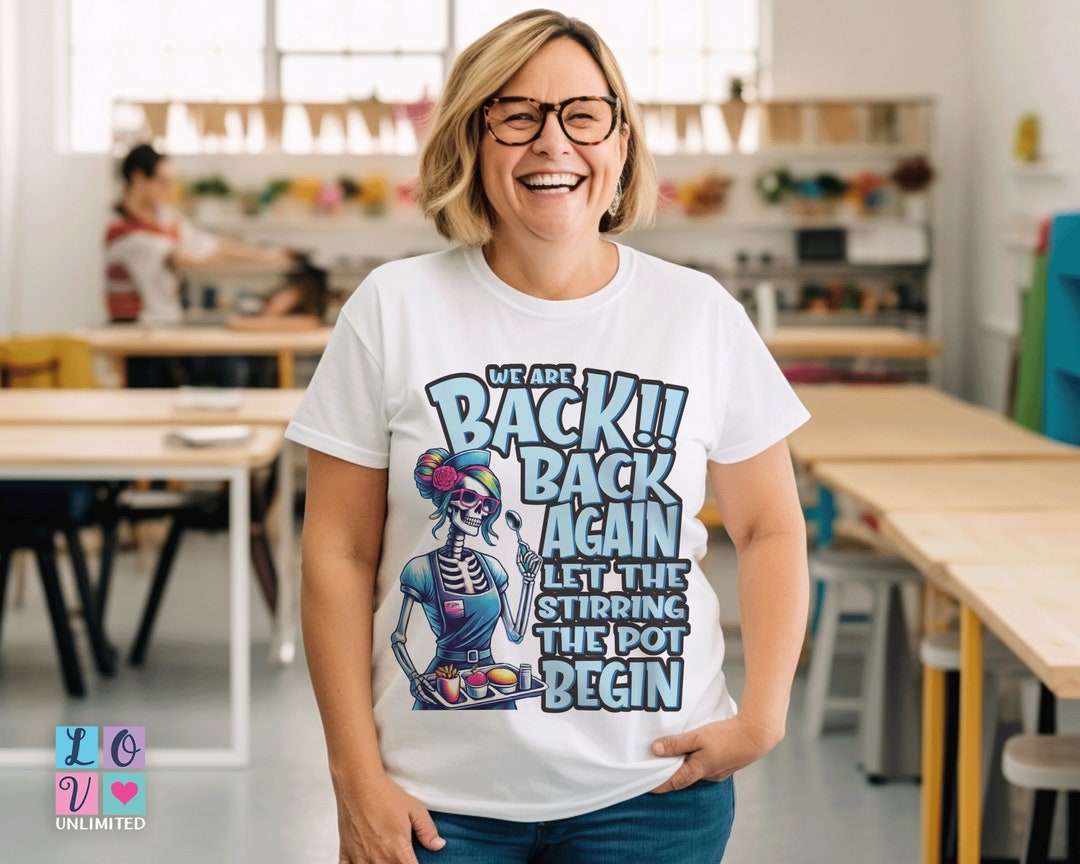 Custom Lunch Lady Welcome Back to School Custom Shirt, Custom Name ...