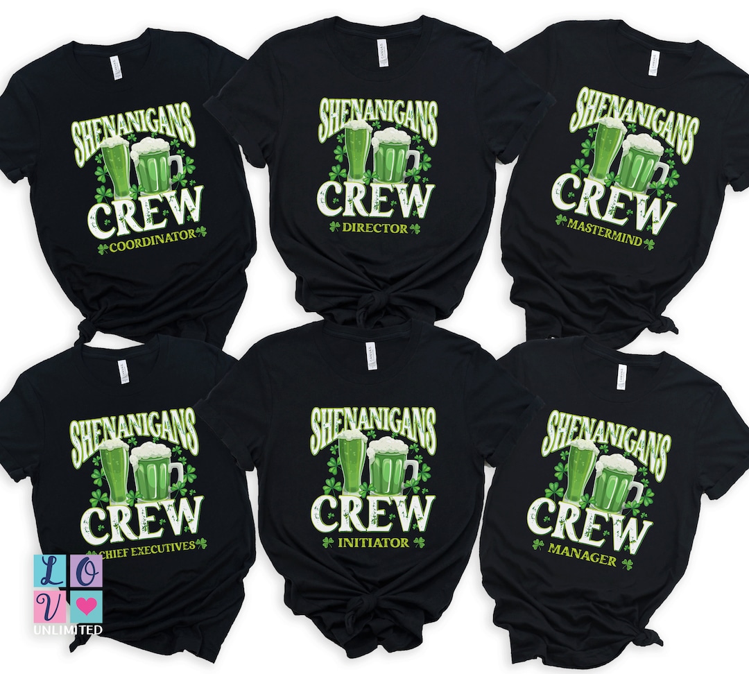 Shenanigans Crew St Patrick's Day Group Shirts - Etsy