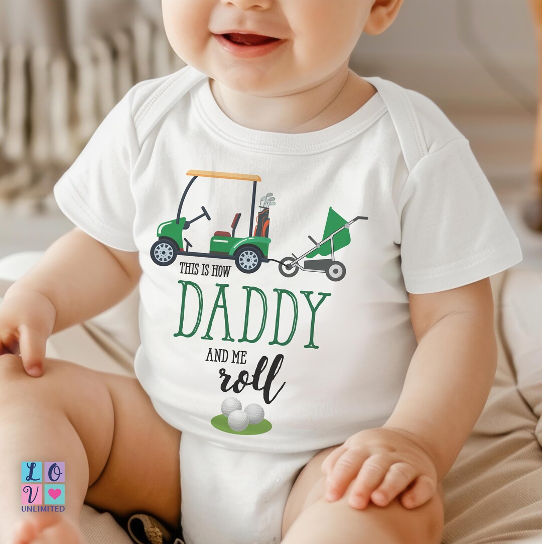 Baby Golf Outfit Bodysuit, Funny Golf Baby Gift, Baby Shower Gift for ...