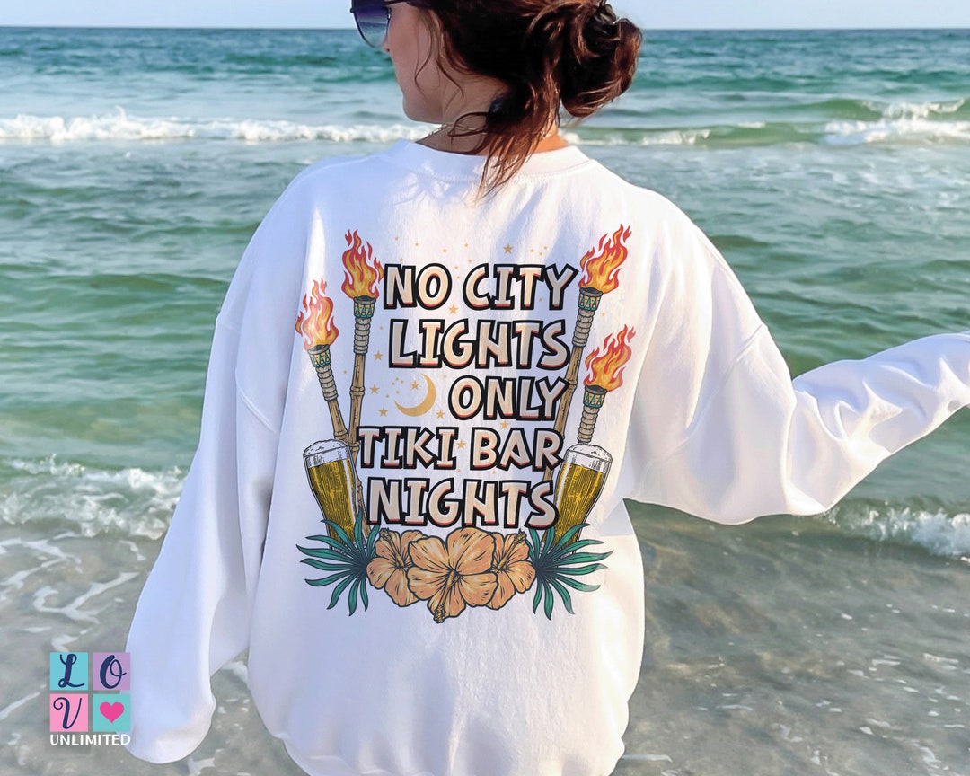 Florida Beach Summer Tropical Sweatshirt No City Light Beachwear Island ...