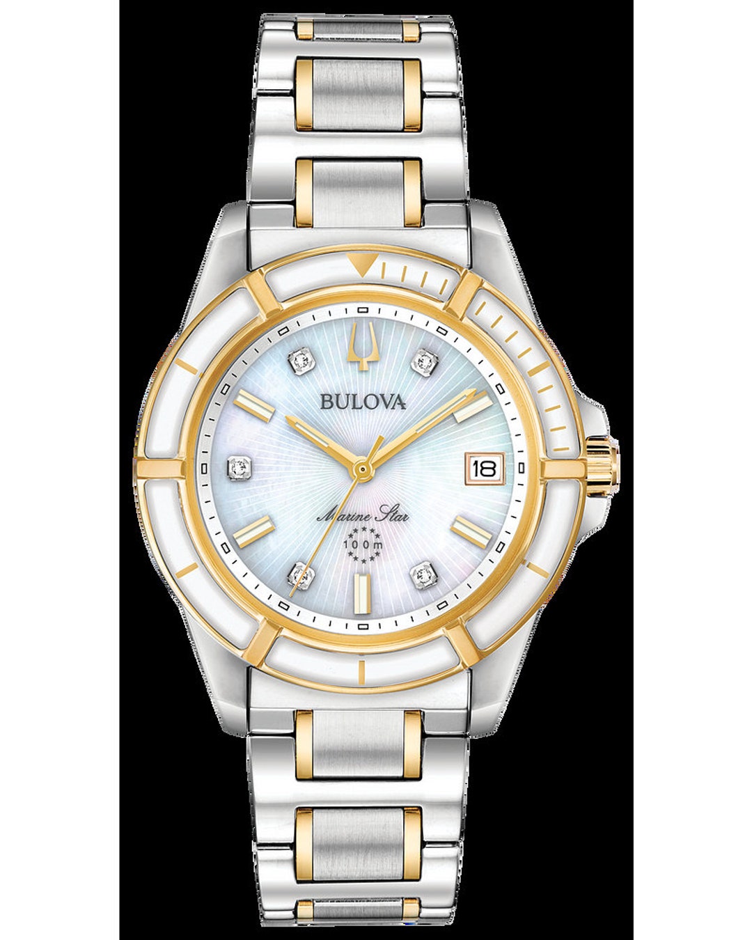Women's Two Tone Bulova Watch, Women's Bulova Watch, Women's Watch ...