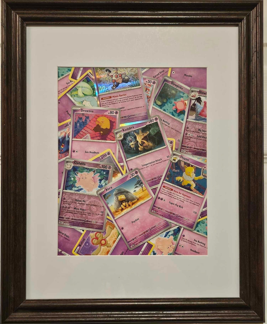 Pokemon Trading Card Handmade 3D Wall Art Decor Wood Frame Collage ...