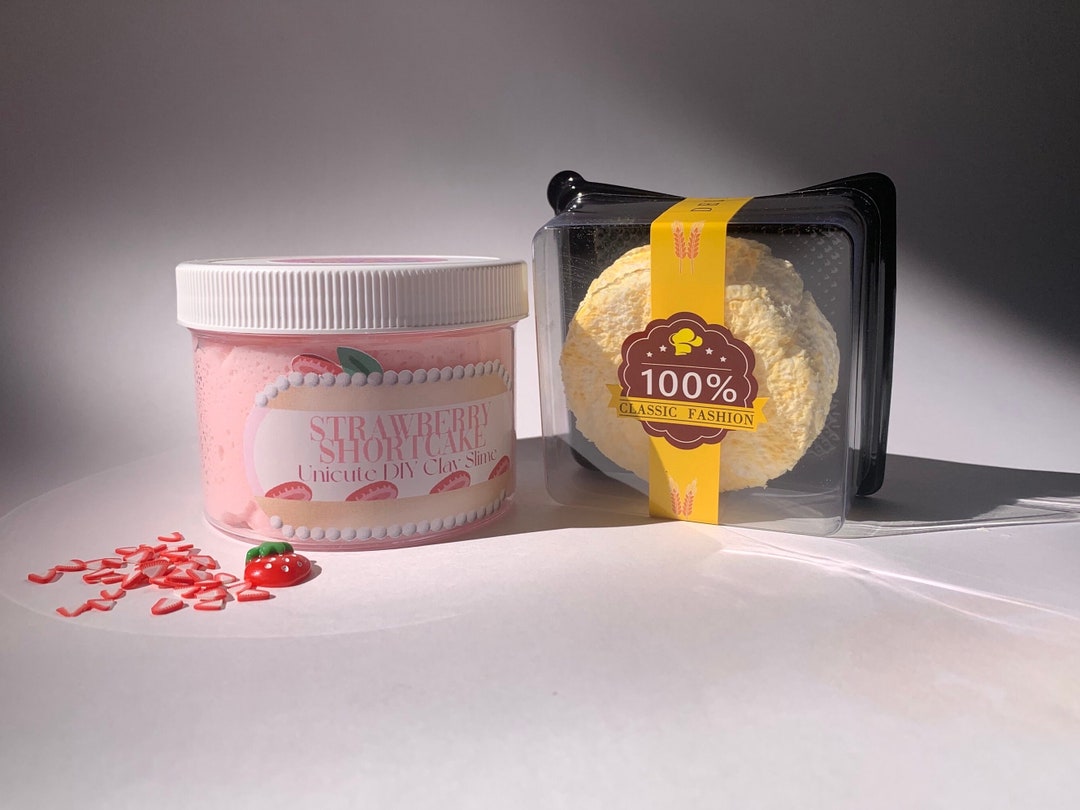 Strawberry Shortcake DIY Clay Slime - Etsy