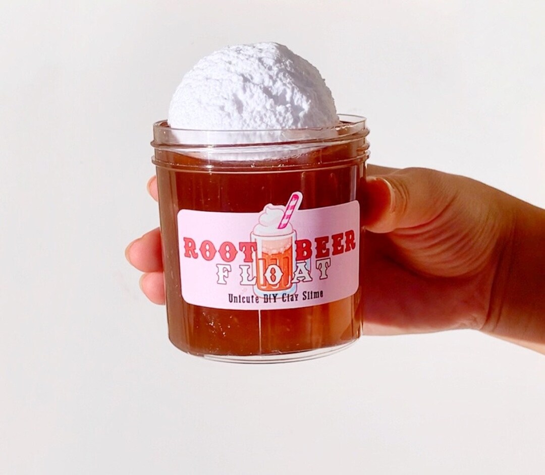 Root Beer Float | Scented DIY Clay Slime - Etsy