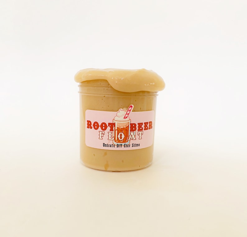 Root Beer Float | Scented DIY Clay Slime - Etsy