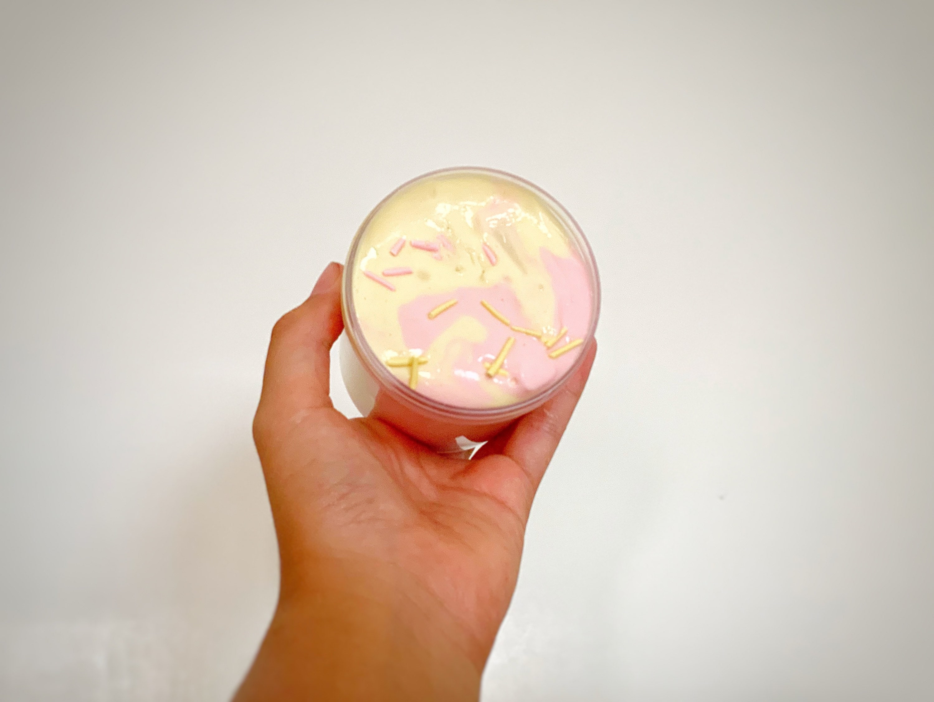 Pink Lemonade Swirl Creamy Slay Slime Scented Like Lemons | Etsy