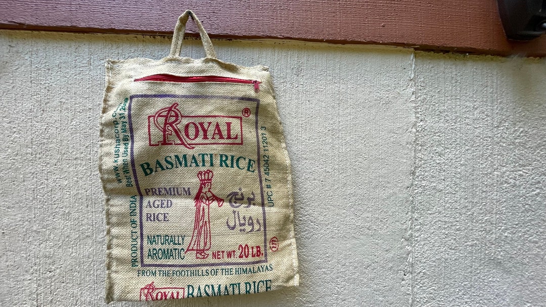 Handmade Farmhouse Rustic Burlap Rice Bag - Etsy