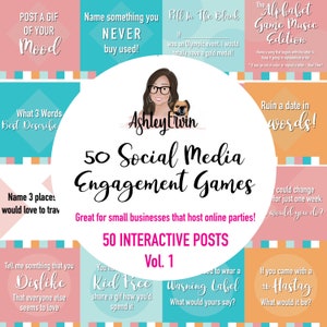 Vol. 1 Direct Sales Party Games Facebook Games Small - Etsy