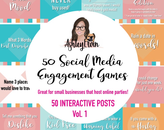 Vol. 1 Direct Sales Party Games, Facebook Games, Small Business Posts ...