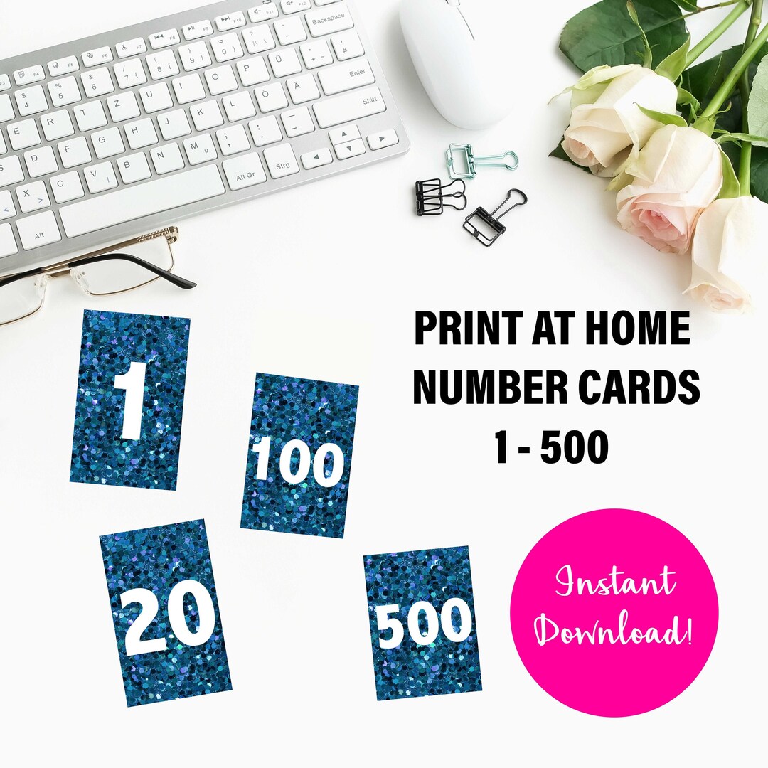 Facebook Live Numbers, Live Numbers, Facebook Live Number Cards, Normal ...