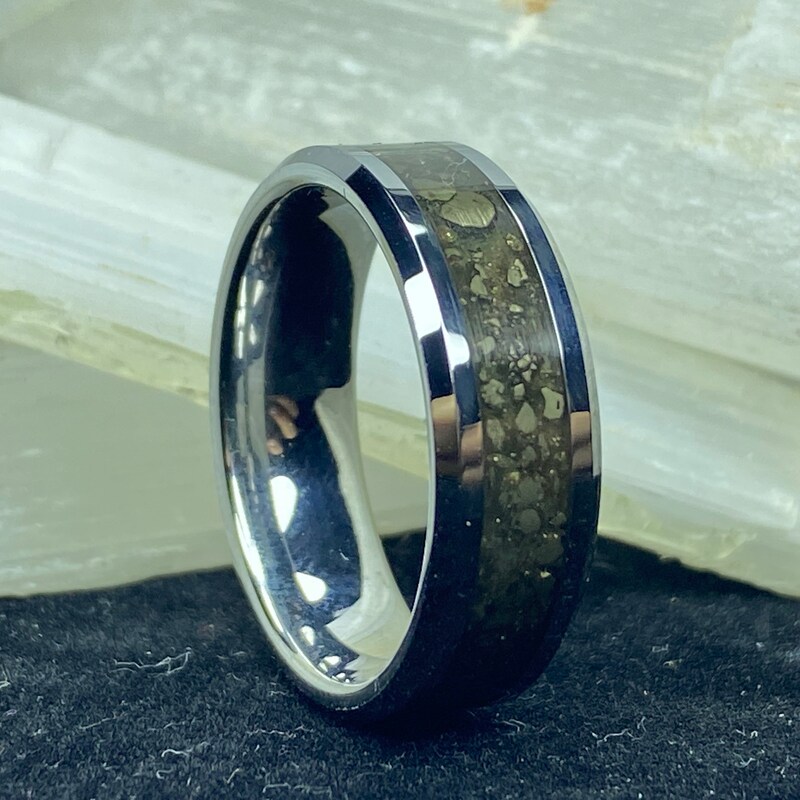 Iron Pyrite Ring - Etsy