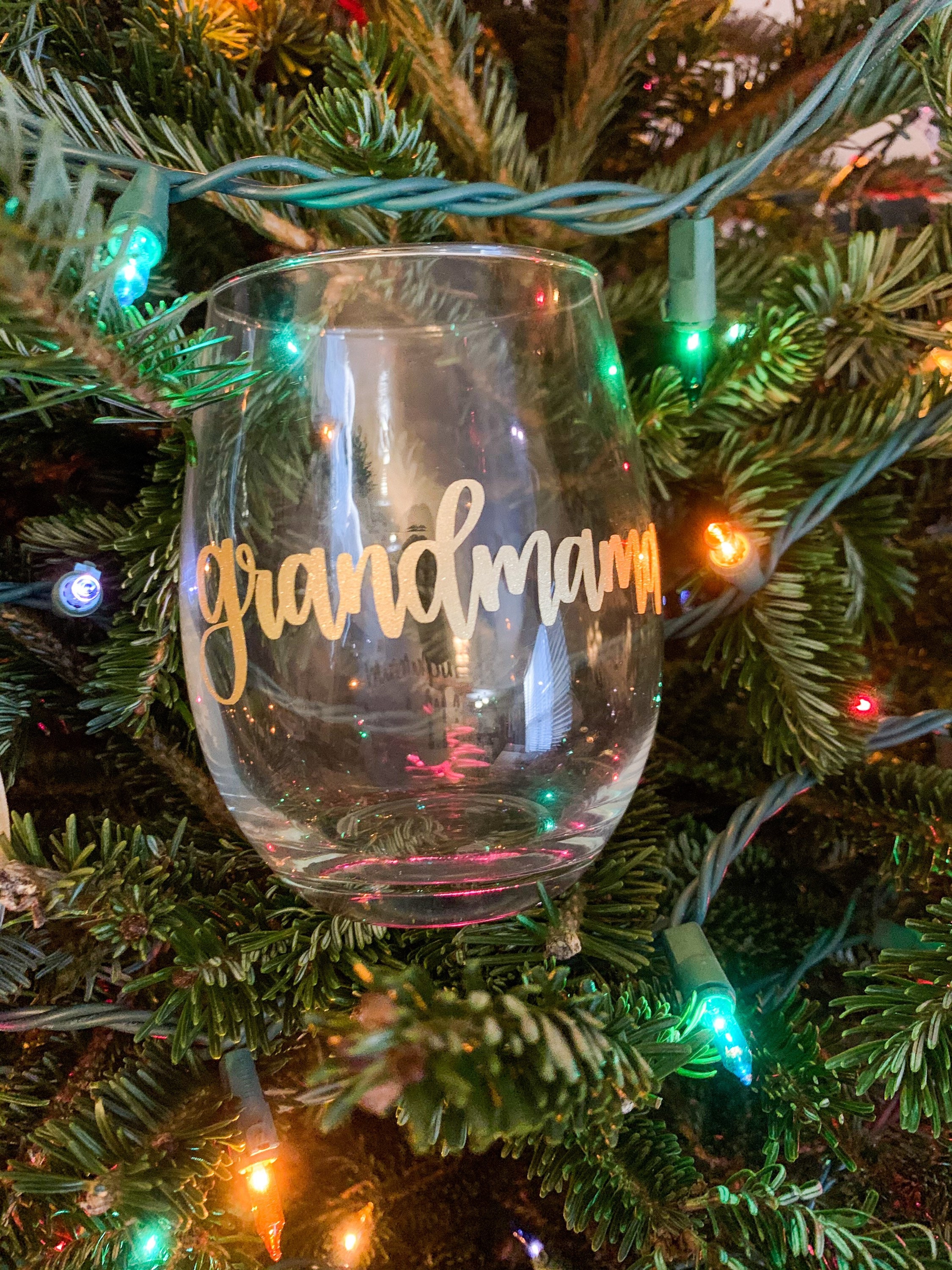 Custom Wine Glass Personalized Wine Glass Calligraphy Wine | Etsy