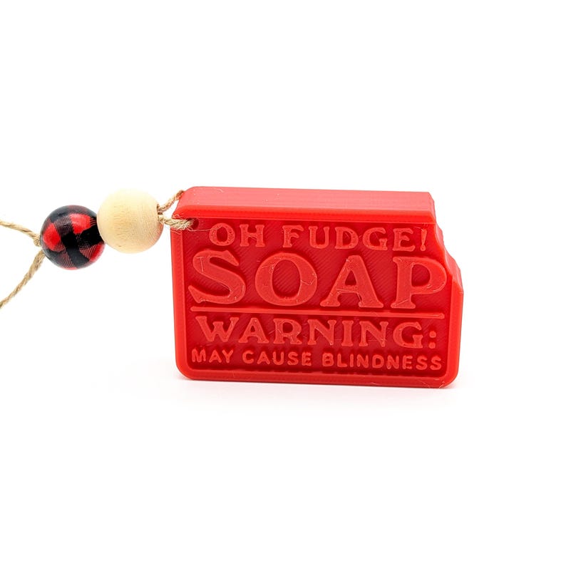 Oh Fudge Soap Christmas Ornament - Humorous 3D Printed Tribute to A ...
