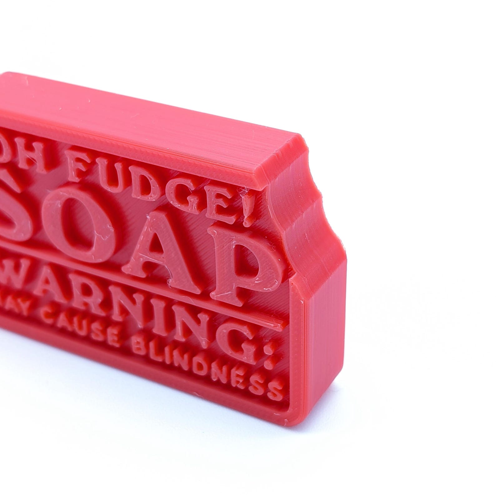 Oh Fudge Soap Christmas Ornament - Humorous 3D Printed Tribute to A ...