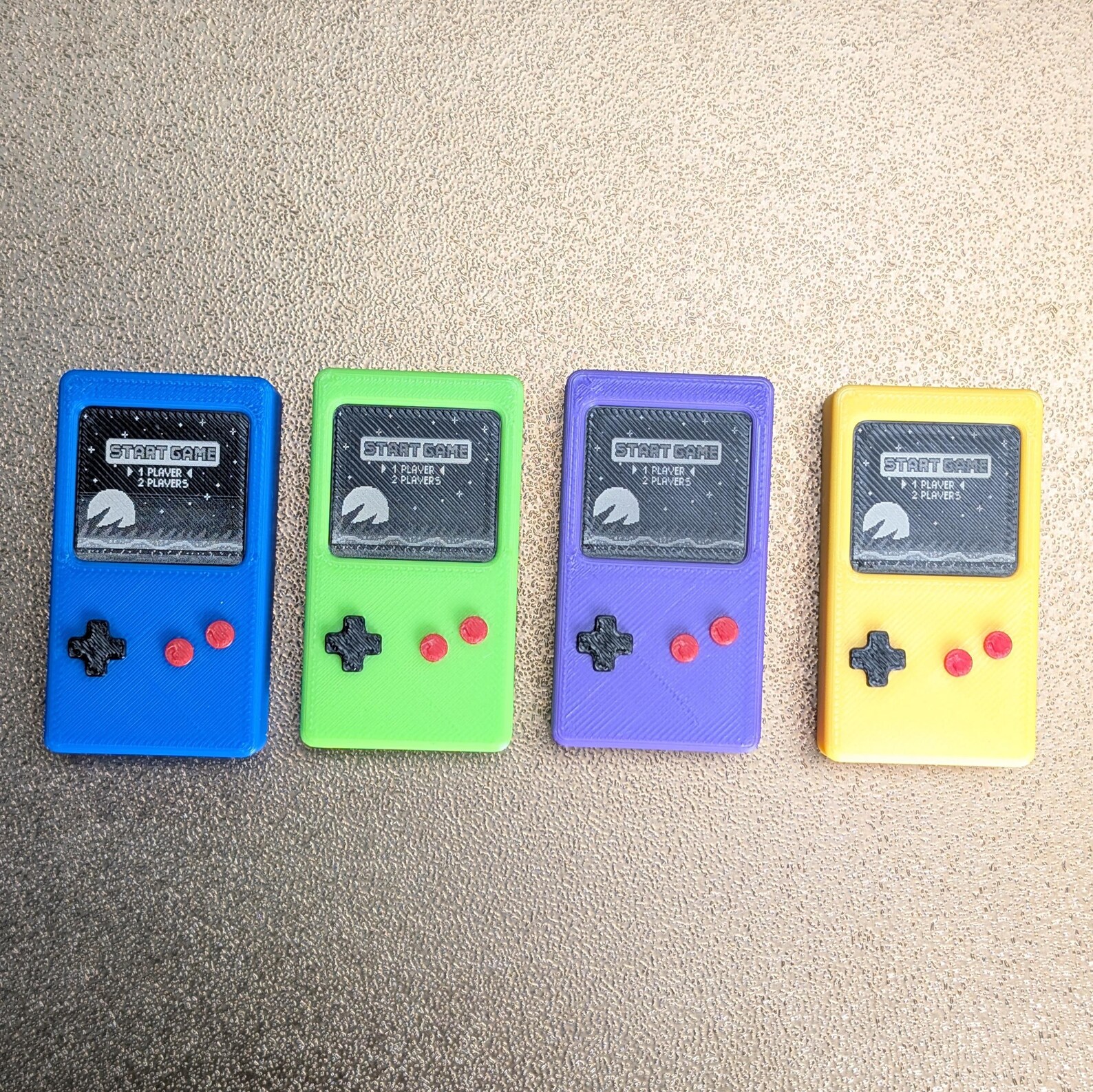 Retro Handheld Game Fidget Slider: Laser Engraved Magnetic 3D Printed ...