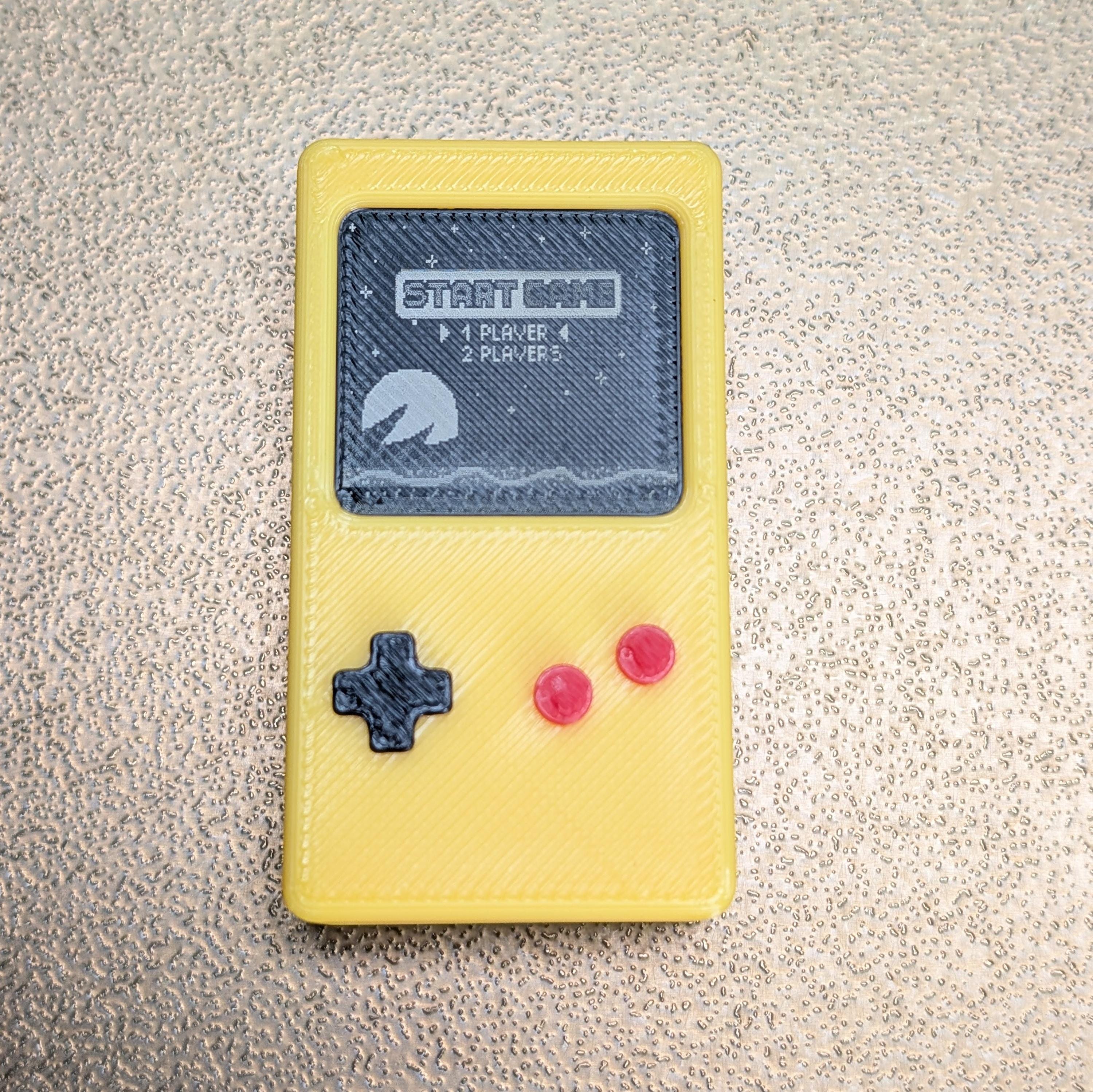 Retro Handheld Game Fidget Slider: Laser Engraved Magnetic 3D Printed ...