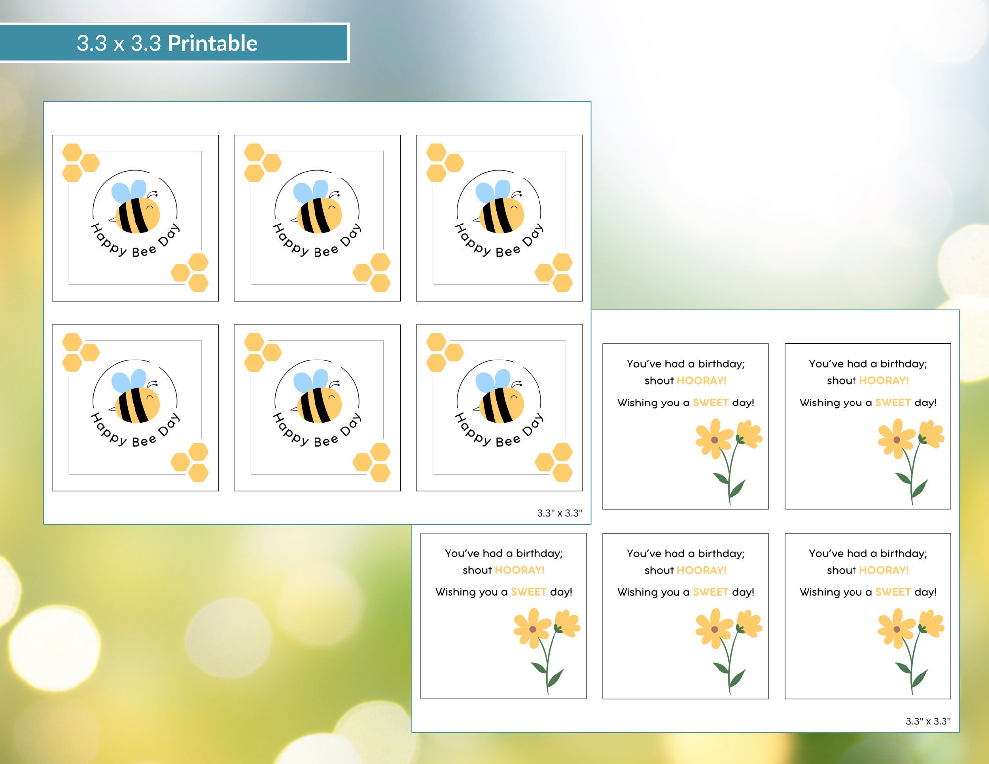 Happy Bee Day! LDS Handout & Printable - Etsy