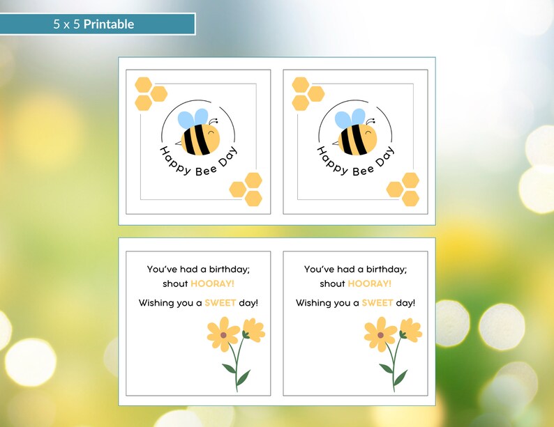 Happy Bee Day! LDS Handout & Printable - Etsy