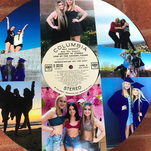 CUSTOM ORDER Vinyl Record Photo Collage Vintage Record - Etsy