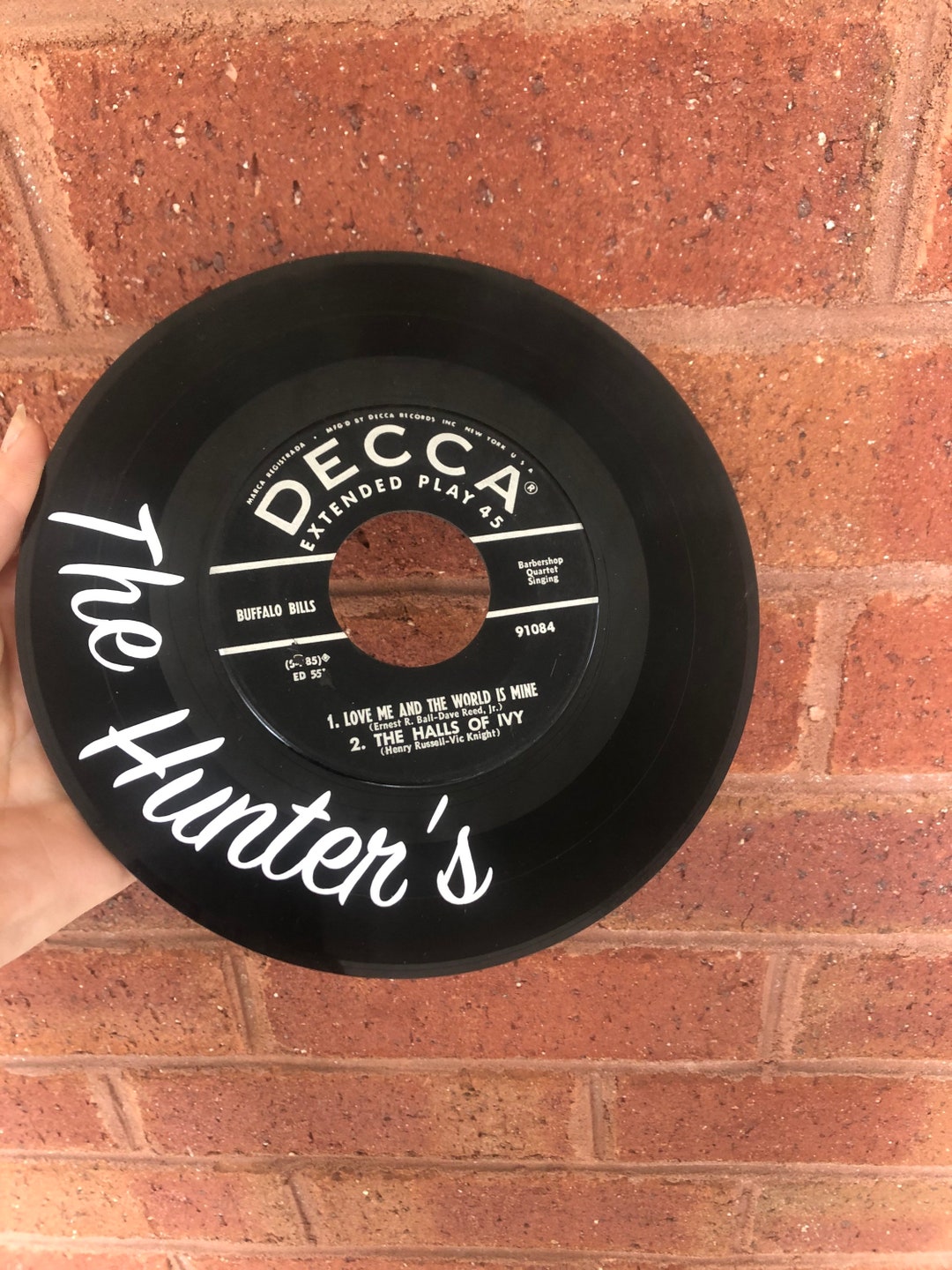 Mini Custom Vinyl Records/ Personalized Family Wall Decor/ Vinyl Record ...