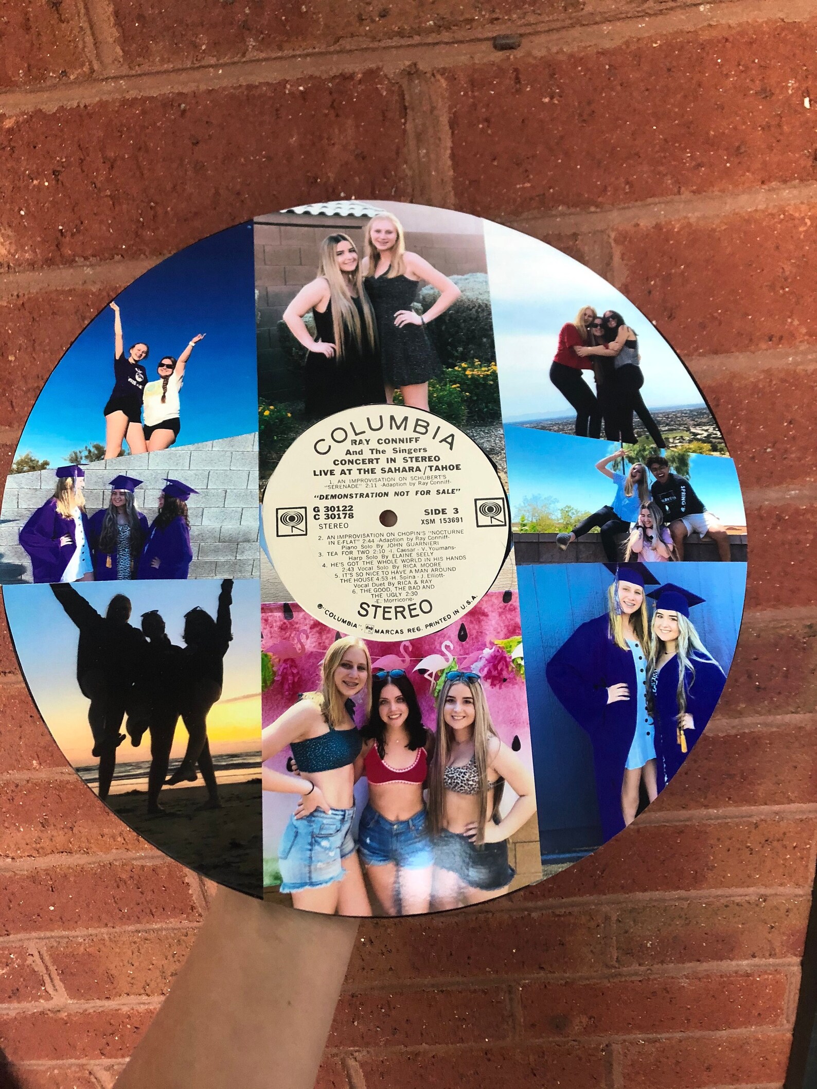 CUSTOM ORDER Vinyl Record Photo Collage - Vintage Record - Vinyl Record ...
