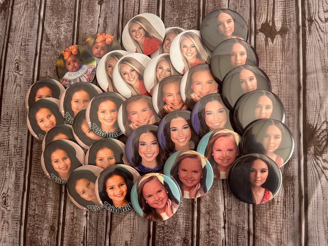 Custom Photo Buttons, Pageant Button, Headshot Button, Dance, Cheer ...