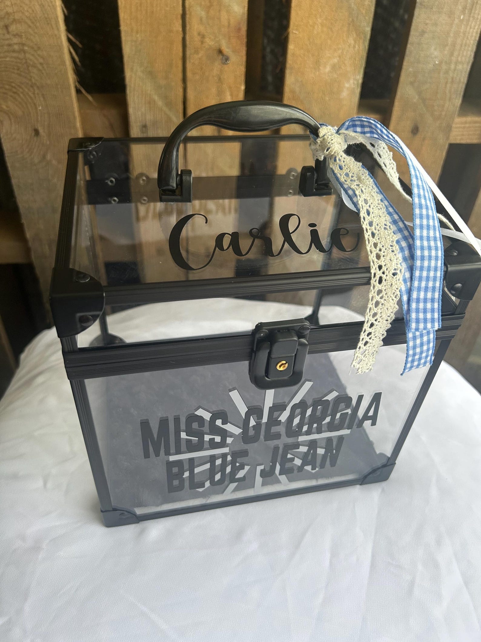 Pageant Crown Box, Custom Titleholder Crown Box, Crown Box, Tiara Box ...