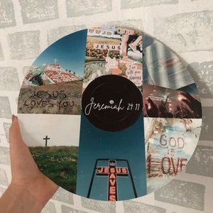 Christian Jesus Bible Decor/ Custom Vinyl Records/ Personalized Wall ...