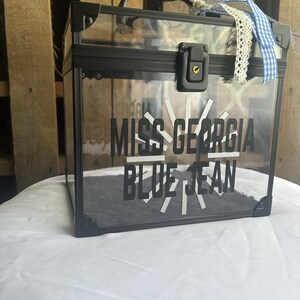 Pageant Crown Box, Custom Titleholder Crown Box, Crown Box, Tiara Box ...