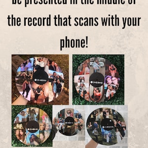 CUSTOM ORDER Vinyl Record Photo Collage - Vintage Record - Vinyl Record ...