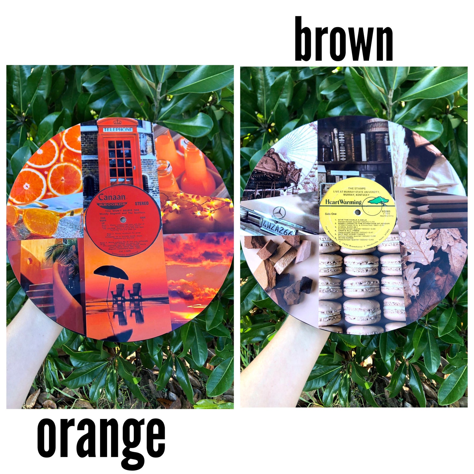 Vinyl Collage Records/ Personalized Family Wall Decor/ Vinyl | Etsy