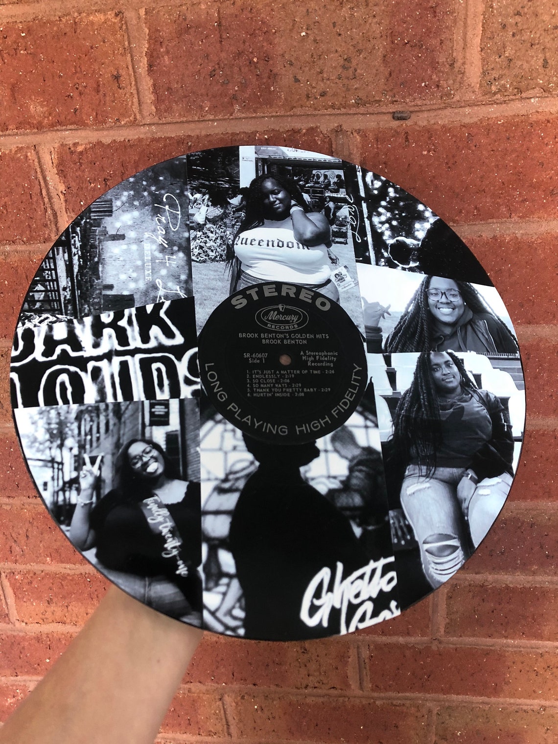 CUSTOM ORDER Vinyl Record Photo Collage - Vintage Record - Vinyl Record ...