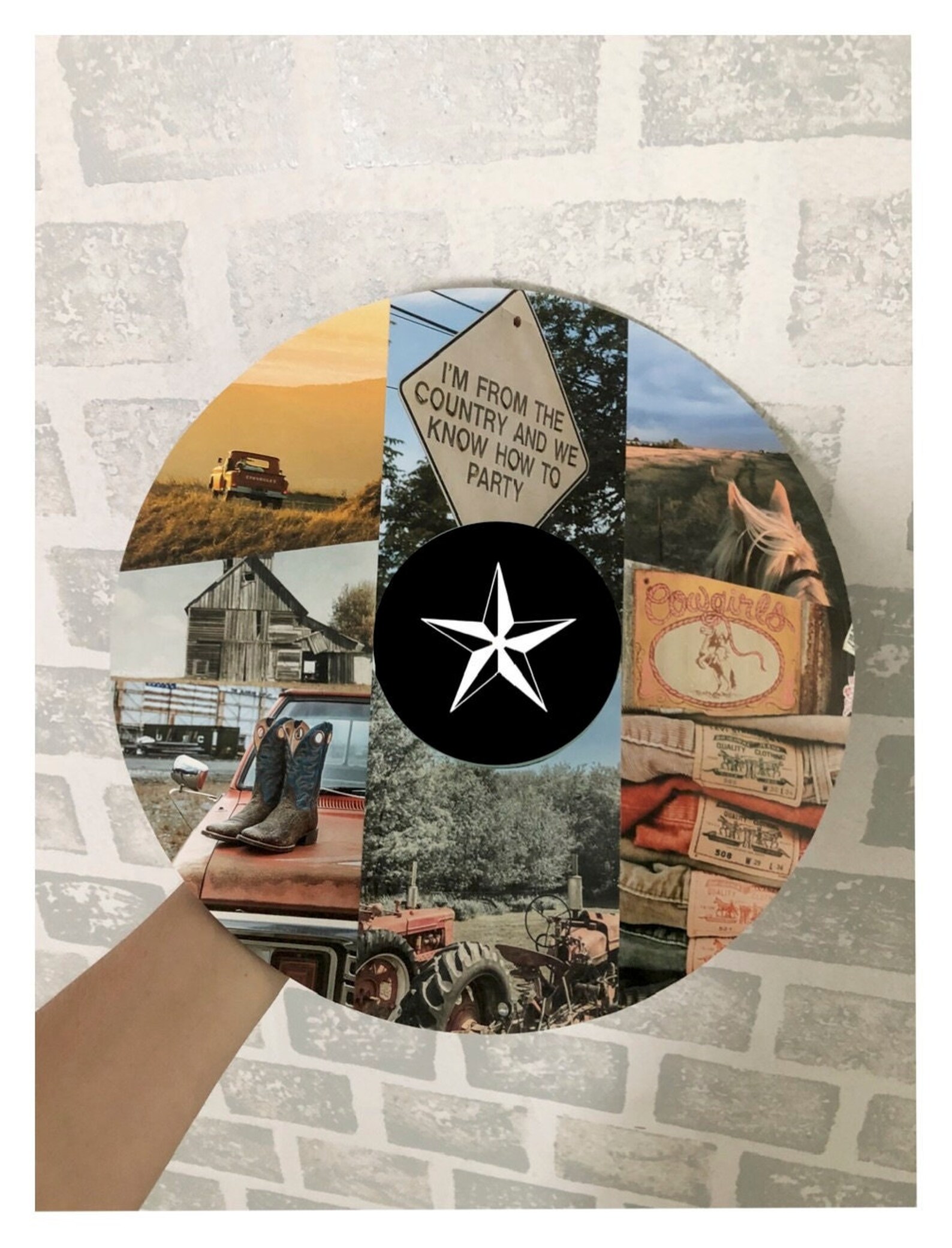 Western Country Vibe Decor/ Custom Vinyl Records/ Personalized - Etsy