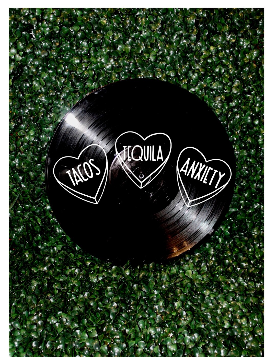 Tacos Anxiety Hearts Valentines Day Decor/ Personalized Wall Decor ...