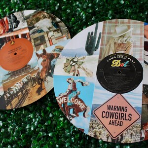 Western Cowgirl Rodeo Decor/ Custom Vinyl Records/ Personalized Family ...